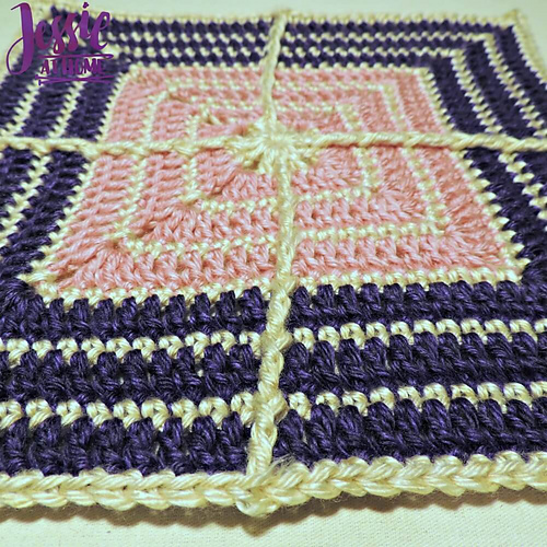 Ravelry: Crossed Square pattern by Jessie Rayot