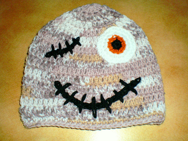Ravelry: Feeling a Little Dead Zombie Beanie pattern by Jezebear Designs