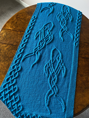 Ravelry: Glencoyne Dale Celtic wrap pattern by Susanne Daum