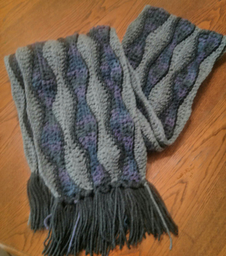 Ravelry: Neptune's Ocean Crochet Scarf pattern by SassaFrass Crochet ...