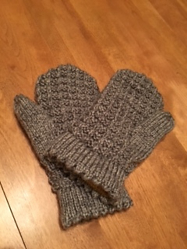 Ravelry: Honey Lined Waffle Mittens pattern by Jackie Henderson
