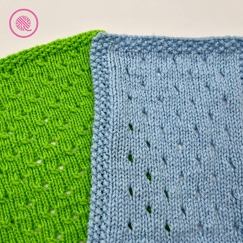 Ravelry: Simple Eyelet Square pattern by Kristen Mangus