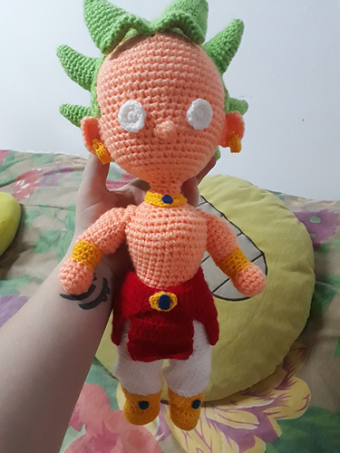 Ravelry: Broly Amigurumi Dragon Ball pattern by Joanna Bulla
