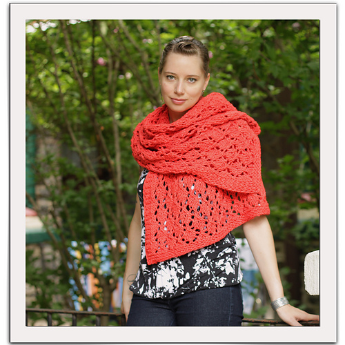 Ravelry: High Fructose Shawl pattern by Jocelyn Tunney