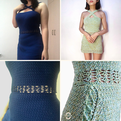 Ravelry: Lexi Reversible Dress pattern by Jocelyn Ng