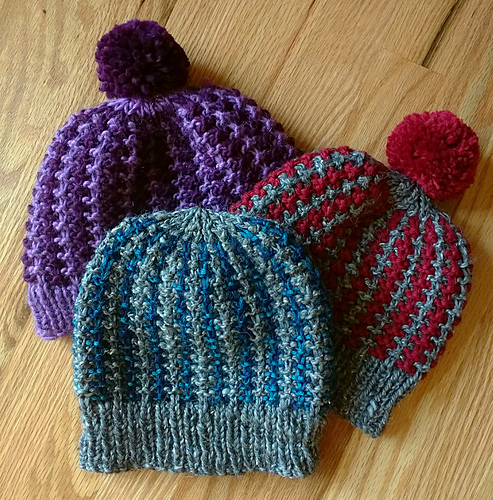 Ravelry: Slip-Stitch Cap pattern by Thea Colman