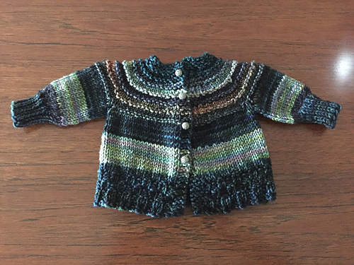 Ravelry: 5 Hour Sweater for babies pattern by Gail Bable
