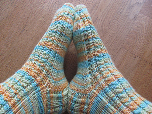 Ravelry: Simply Spring Socks pattern by Patricia Hess