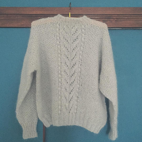 Ravelry: 16-17 Jumper with cable pattern pattern by DROPS design