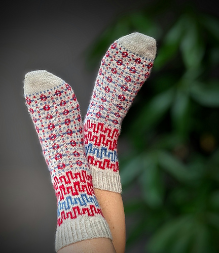 Ravelry: London Memories Socks pattern by Zanete Knits