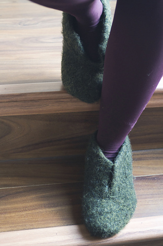Ravelry: Felted Slipper Boots pattern by kraftling