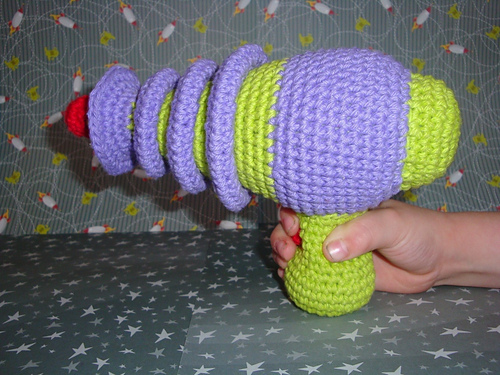 Ravelry: Space Blaster pattern by JollyStar (Amber Jolly)