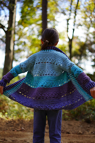 Ravelry: (Child) Fairy Wing Cardigan pattern by Anastasia R Smith