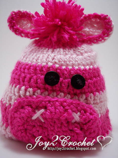 Ravelry: Zebra Baby Hat (3-6mo) pattern by Melissa Joy