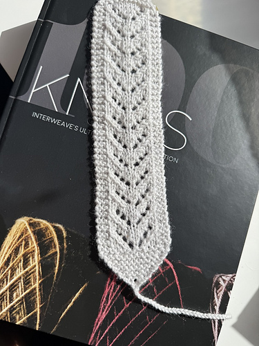 Ravelry: Lace Bookmark pattern by The Knit Guru