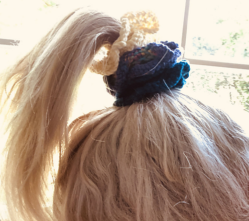 Ravelry: Hair Scrunchie pattern by The Knit Guru