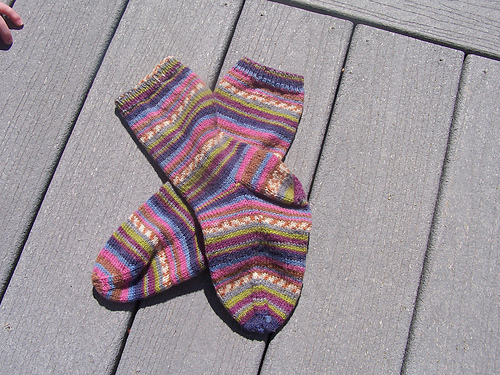 Ravelry: # 203 Easy Children's Socks pattern by Diane Soucy
