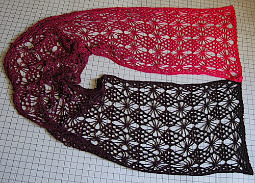 Ravelry: Diamond Web Wrap pattern by Artefacts Crochet Design