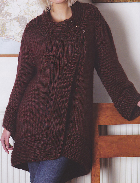 Ravelry: Chestnut Rib Coat pattern by Judy Furlong