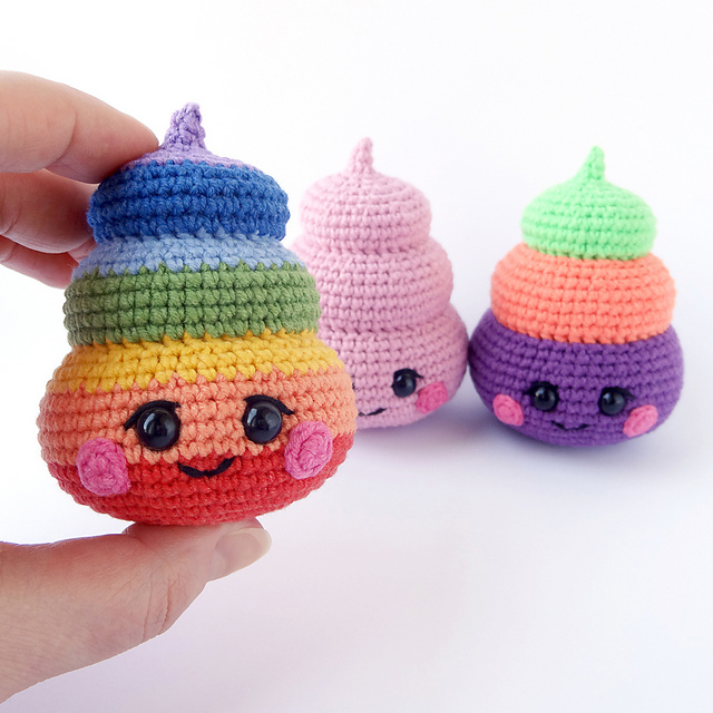 Ravelry: Rainbow Poop pattern by Julia Matiienko