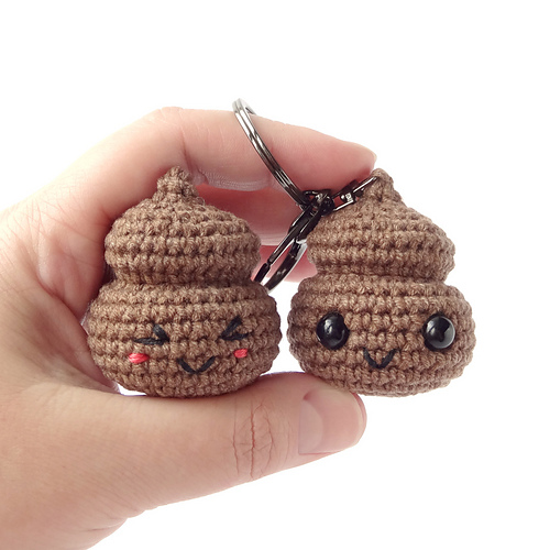 Ravelry: Poop keychain pattern by Yuliia Matiienko