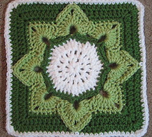 Ravelry: Eight Pointed Flower pattern by Julie Yeager
