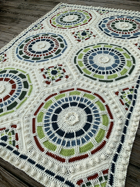 Ravelry: Summer Mosaic Afghan pattern by Julie Yeager
