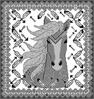 Ravelry: War Horse Interlocking pattern by Julie Cliff