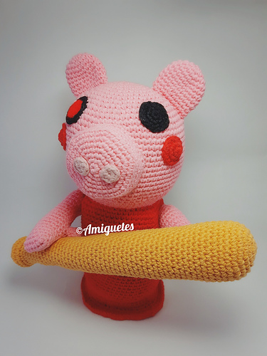 Ravelry: Piggy Roblox Amigurumi pattern by Julie Glam
