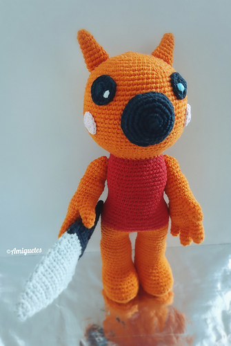 Ravelry: Foxy Roblox Amigurumi pattern by Julie Glam