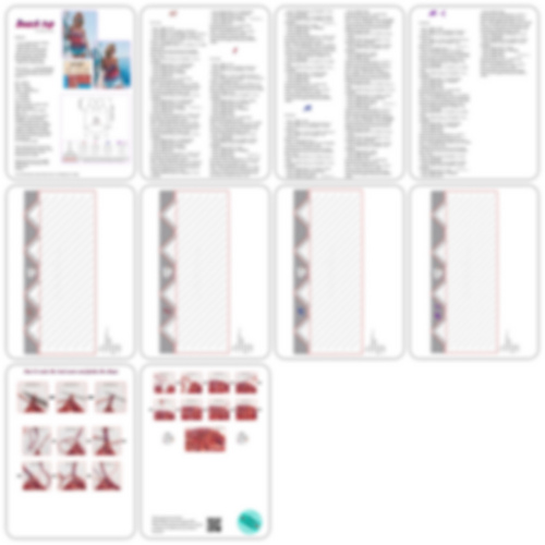 Ravelry: Asymmetrical sheer top pattern by Julie Malic