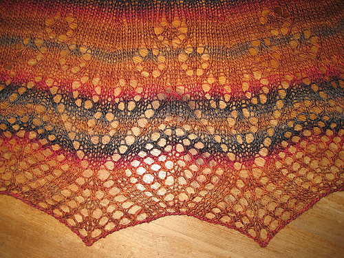 Ravelry: Autumn Leaves Shawl pattern by Kristina Karlsson