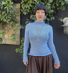Ravelry: Iceberg Turtleneck Top pattern by June Lagoon