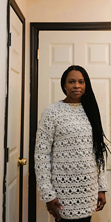 Ravelry: Oversized Puff Stitch Sweater pattern by Justina Ward