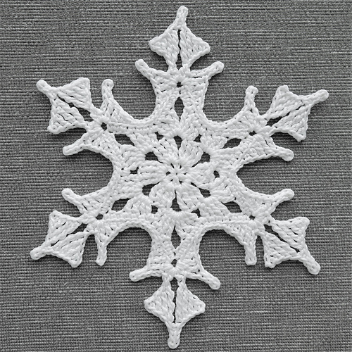 Ravelry: South Flame Snowflake pattern by Jessica Wifall