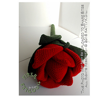 Ravelry: Extra Large Valentine Rose pattern by K4TT