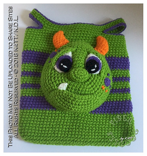 Ravelry: TorT Monster Bag pattern by K4TT