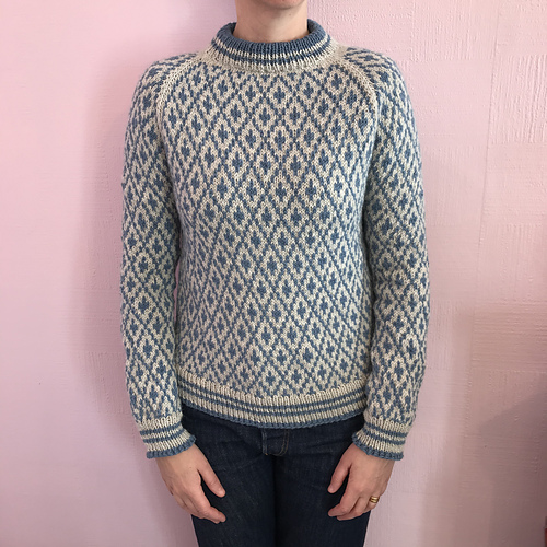 Ravelry: 216-28 a Fjord Mosaic Sweater pattern by DROPS design