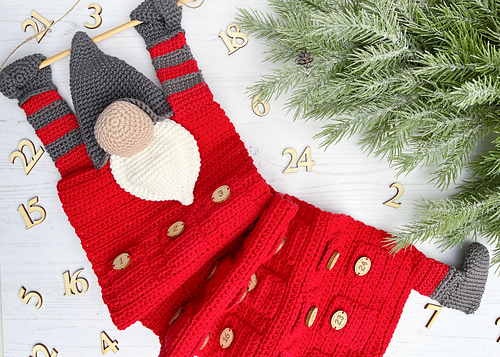 Ravelry: Gnome Sweet Gnome Advent Calendar pattern by Heather C Gibbs ...