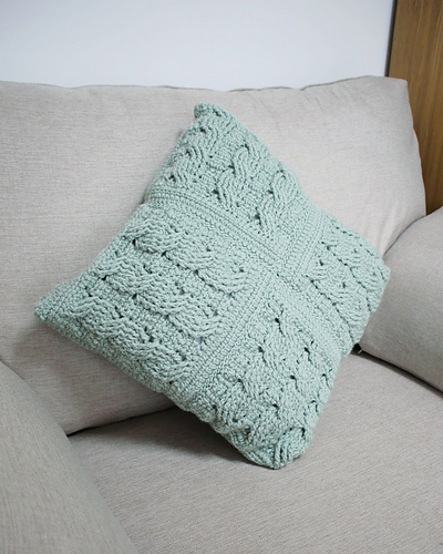Ravelry: Patchwork Braid Cushion pattern by Heather C Gibbs (KCACO.UK)