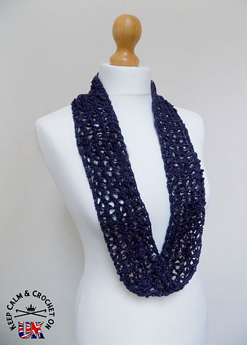Ravelry: Lover's Ladder Infinity Cowl pattern by Heather C Gibbs (KCACO.UK)