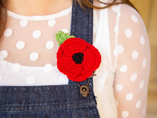 Ravelry: Crocheted Poppy pattern by Heather C Gibbs (KCACO.UK)