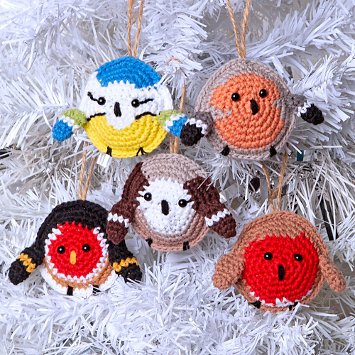 Ravelry: British Bird Baubles pattern by Heather C Gibbs (KCACO.UK)
