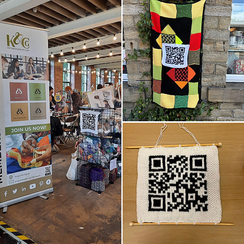 Ravelry: Knitting & Crochet Guild QR Code pattern by Sandra Nesbitt