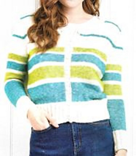 Ravelry: Striped Cardigan pattern by Sian Brown Knitwear Design