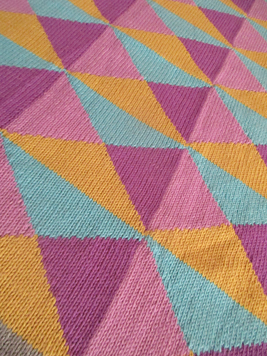 Ravelry: Triangles Throw pattern by Sian Brown Knitwear Design