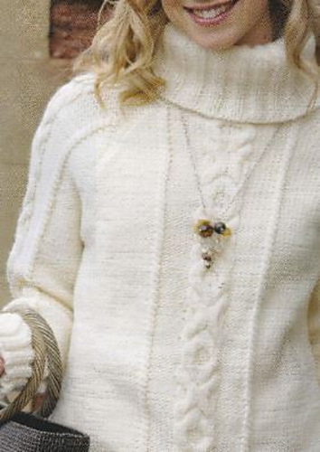 Ravelry: Cable Roll Neck Jumper pattern by Sian Brown Knitwear Design