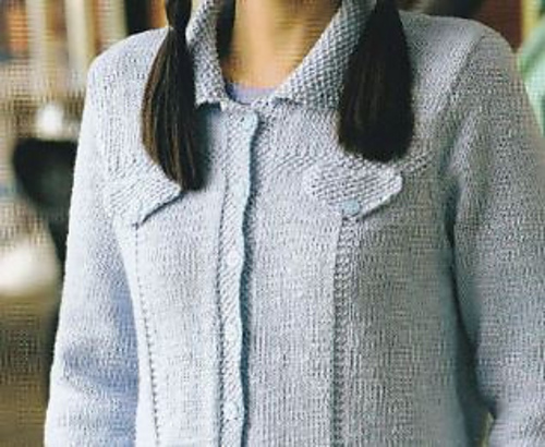 Ravelry: Denim Style Cardigan pattern by Sian Brown Knitwear Design