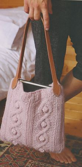 Ravelry: Cable and Rib Bag pattern by Sian Brown Knitwear Design
