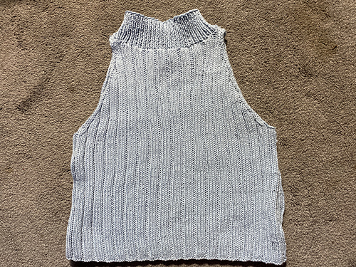 Ravelry: #15 Sleeveless Raglan Shaped High-Neck Top pattern by Abigail ...